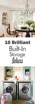 10 Brilliant Built-In Storage Ideas | 101 Days of Organization
