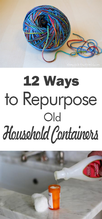 12 Ways to Repurpose Old Household Containers | 101 Days of Organization
