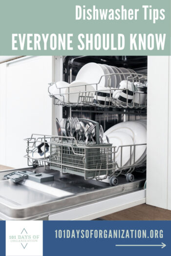 Dishwasher Tips And Tricks: Ideas - Cleaning - 101daysoforganization.org