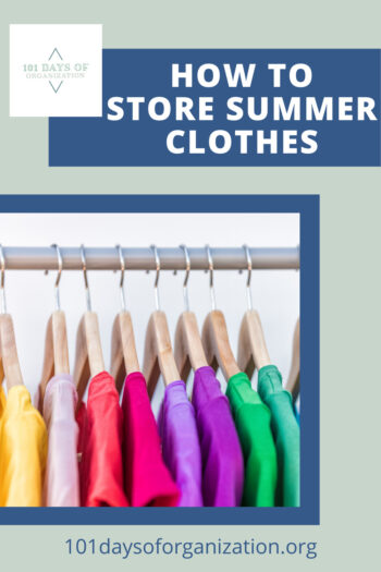 How to Store Summer Clothes | 101 Days of Organization